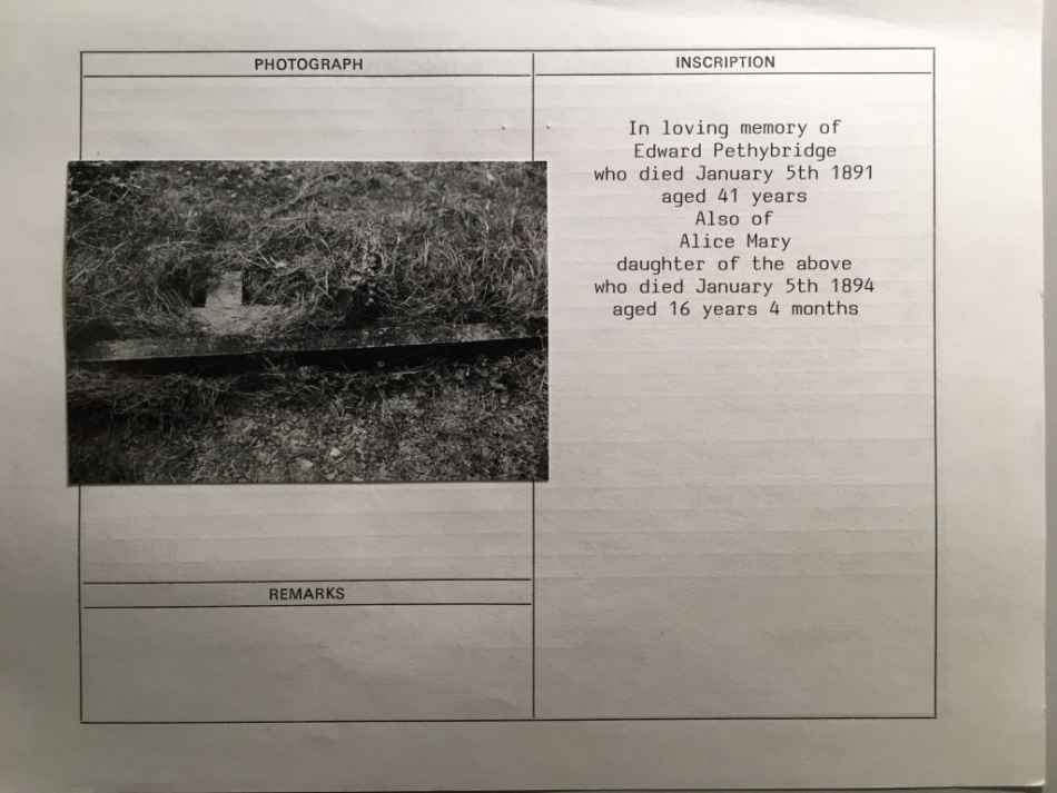 Pethybridge plot | Rectory Lane Cemetery, Berkhamsted